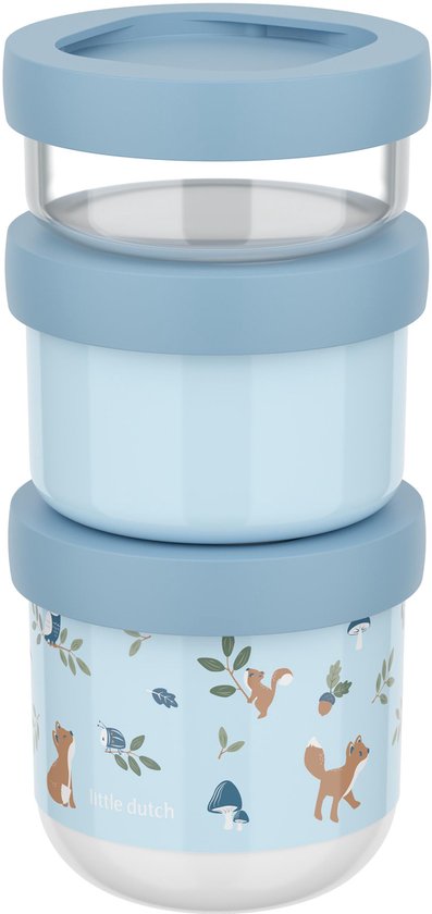 Mepal Mio snackbox stack 3-delig Little Dutch - 100 + 175 + 275 ml ...