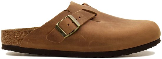 Birkenstock Boston Slippers - Cognac - Narrow Fit - Maat 38 - Unisex | bol