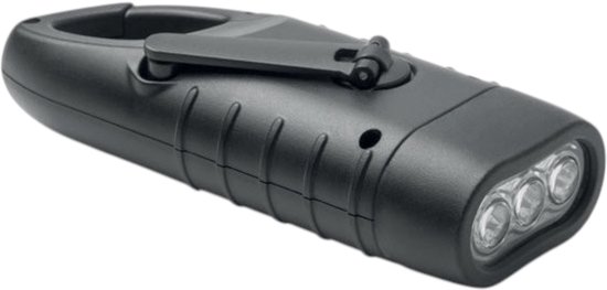 NIIYEBU opwindbare Zaklamp - Zaklamp - Led Knijpkat met Dynamo ...