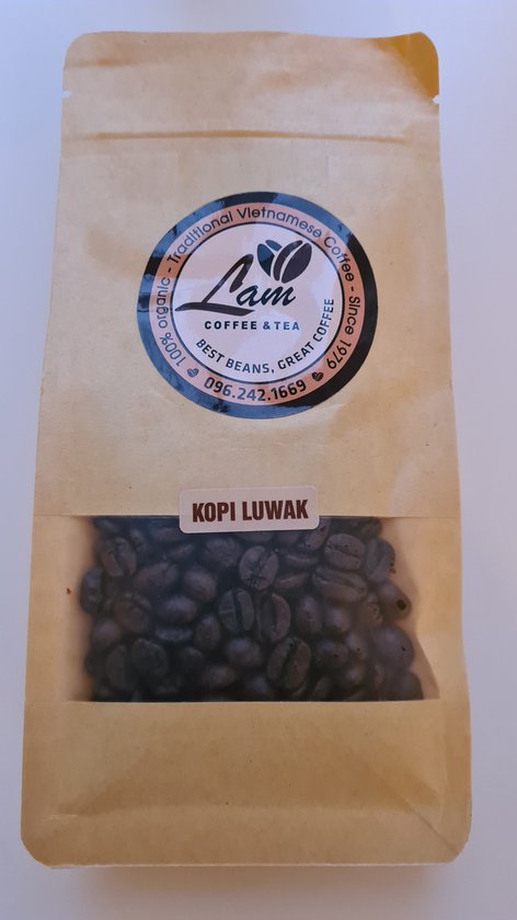 Lam Coffee Kopi Luwak koffiebonen - 100 gram - Vietnamese koffie | bol