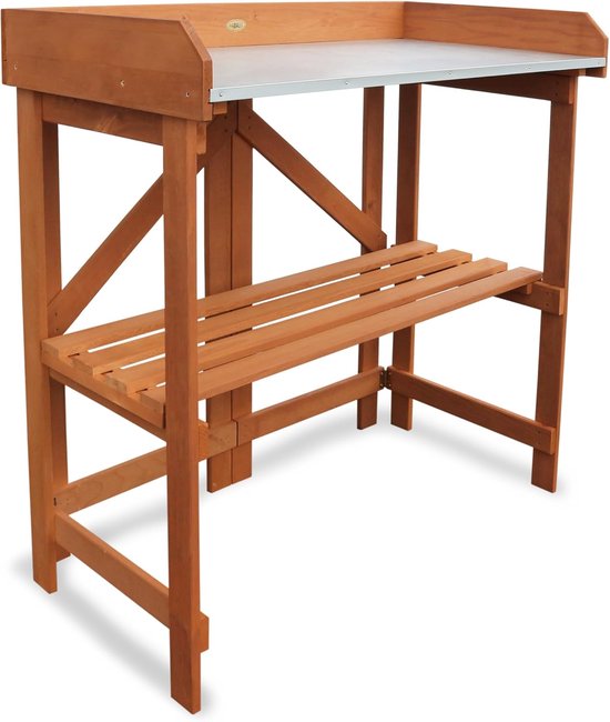 Inklapbare Planttafel van FSC-gecertificeerd Hout - 85 x 44 x 89 cm | bol