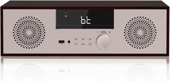 Compacte Stereo-installatie 40W HiFi Systeem – CD, Bluetooth, USB ...