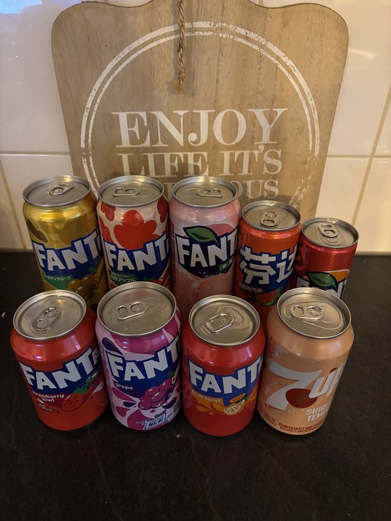 Fanta Mix - 9 verschillende soorten Fanta - Geschenkpakket - Amerikaans ...