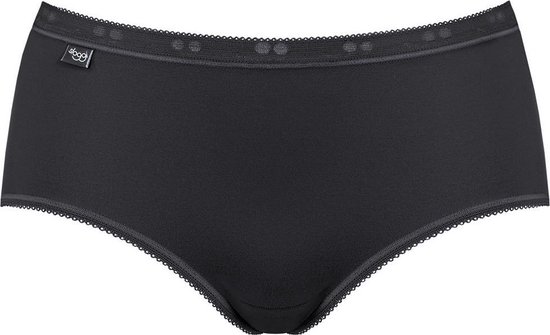 sloggi Basic+ Dames Midi slip - Zwart - Maat 40 | bol.com