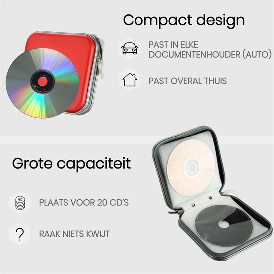 BukkitBow - Hardcover CD (Rom)/DVD Opberg Hoes - 40 Discs Opberg Hoes - Zilver | bol