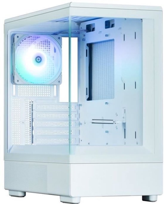 PC-behuizing - ZALMAN - P10 - Minitower - M-ATX - Wit - Gehard glas ...