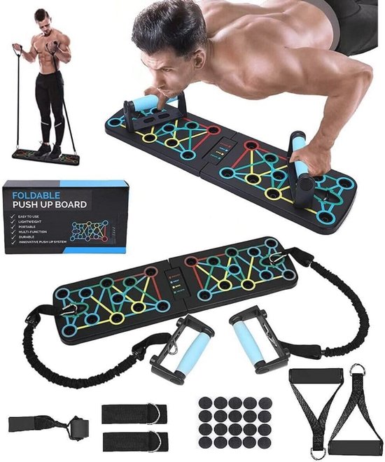11-delige opvouwbare push-up rek set voor effectieve lichaamstraining ...