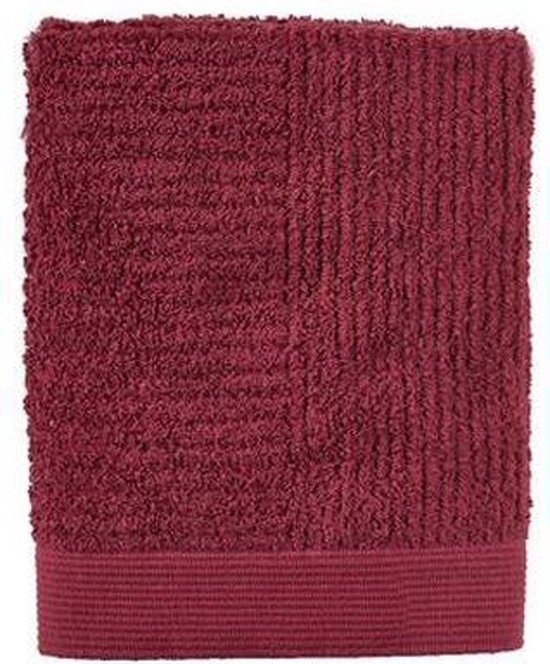 Zone Denmark - Handdoek - maroon rood Classic | bol.com