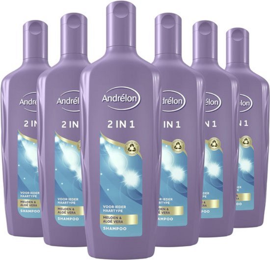 Andrélon - Shampoo - 2in1 - 300ml x 6 | bol