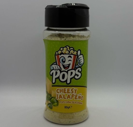 Pops Seasoning - Cheesy Jalapeno flavour - Popcorn Seasoning | bol