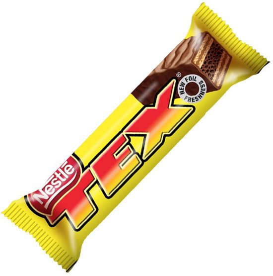 Nestle - Tex Chocolate 4 Units x 58g Large Bars | bol