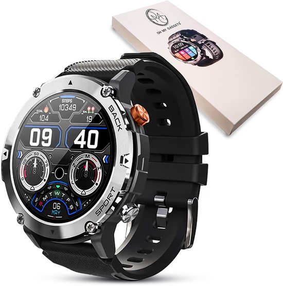 O.M.G S1 Sport Pro smartwatch bellen via bluetooth - stappenteller ...