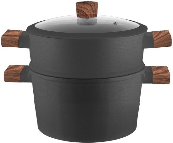 Stoompan 3-in-1 - 6,5L Couscous Pan - Inductie & Alle Warmtebronnen ...