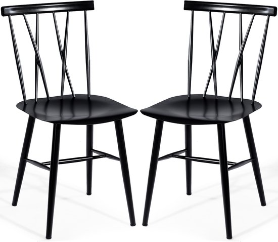 COSTWAY Niet van toepassing, metaal, zwart, 40 x 53 x 82 cm | bol