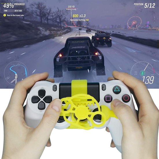 Mini stuurwielvervanging voor Sony PS4 Racing Game-accessoires. | bol