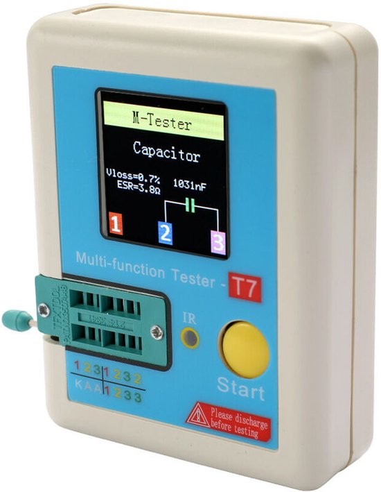 Geschikt voor LCR-t7 Transistor Tester TFT Diode Triode Capaciteit ...