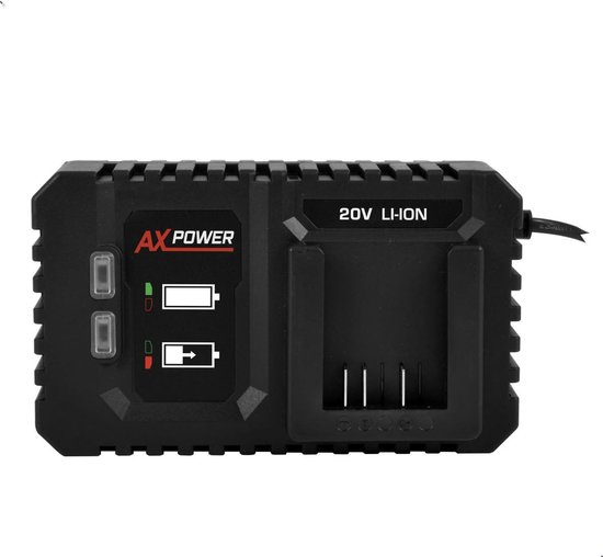 FERM - AX-POWER - CDA1175 - Snellader - 20V - Li-Ion - LED ...
