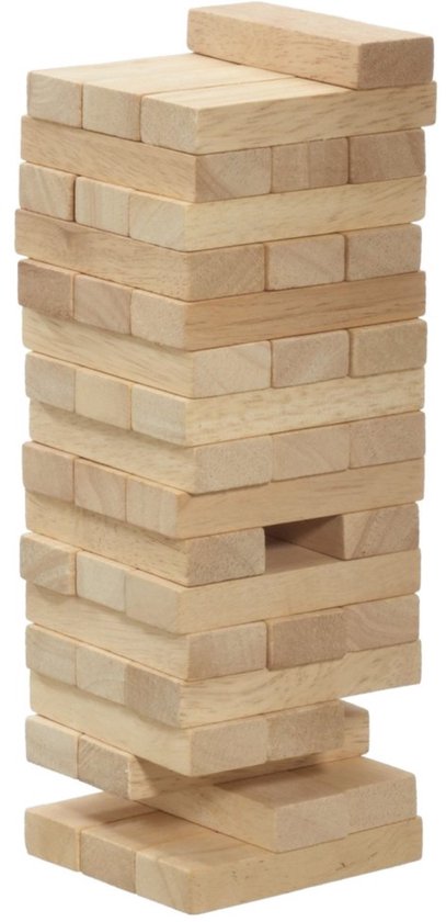 Houten toren spel - vallende toren - Stapeltoren hout - stapelspel ...