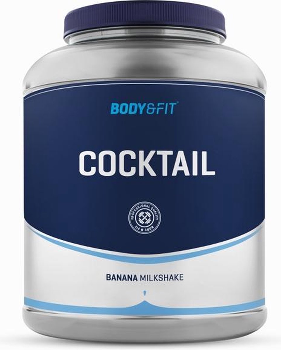 Body & Fit Cocktail Eiwitshake - Proteine Poeder Banana Milkshake ...