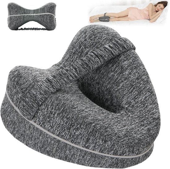 Ergonomisch kniekussen voor zijslapers - Memory foam kniekussen voor... | bol