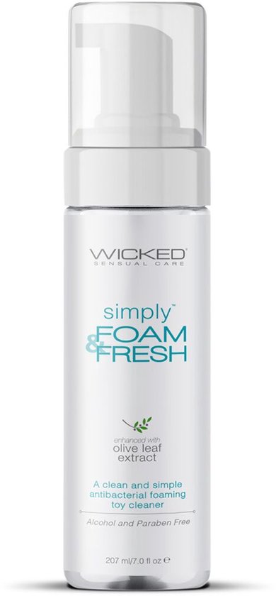 Wicked Sensual Care Seksspeeltjes reiniger Wicked Simply Foam & Fresh ...