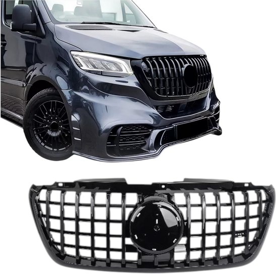 GT Grill geschikt voor Mercedes sprinter w907 2019+ Zwart | bol