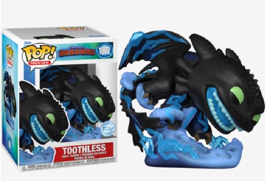 Funko Pop! Toothless With Lightning #1872 - How To Train Your Dragon | bol