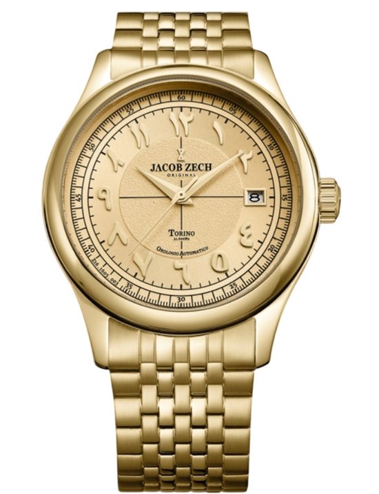 Jacob Zech Herenhorloge Torino Goudkleurig Z16.1605.003 | bol
