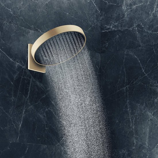Hansgrohe Rainfinity - Hoofddouche 360 met douchearm, 3jet, geborsteld ...