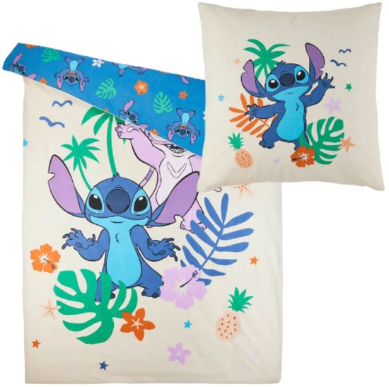 Stitch 2 persoons dekbed tropical - 240 x 220 cm | bol