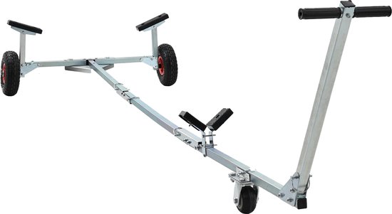 vidaXL - Boottrailer - met - 3 - Wielen, - Opvouwbaar - en ...