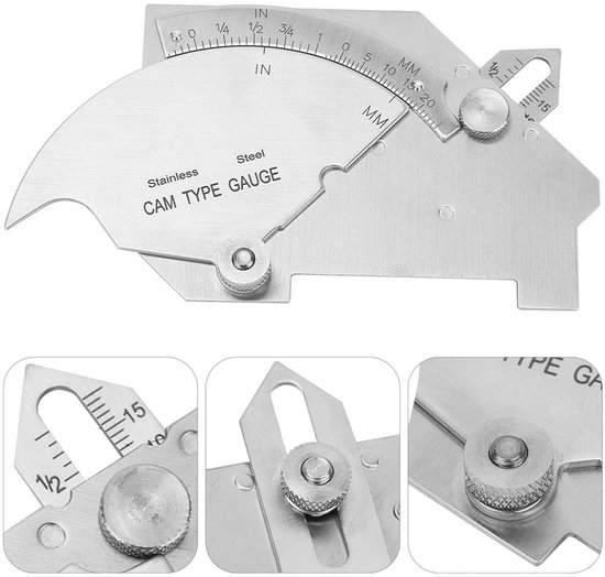Stalen lasmeter Robuuste lasmeter MG-8 Liniaal voor naadinspectie ...