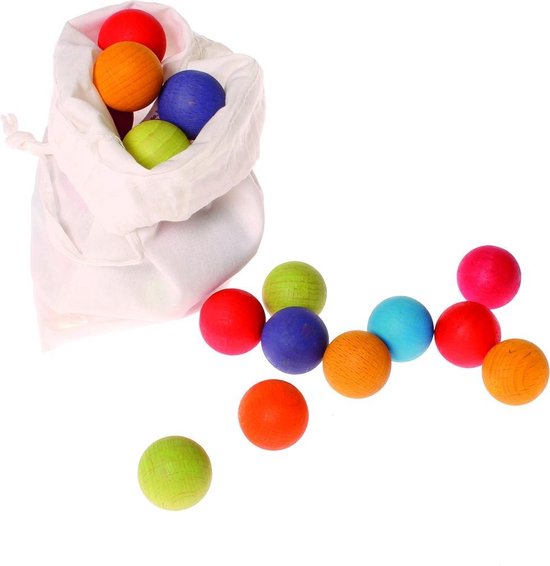 Grimm's Small Wooden Marbles | Games | bol.com