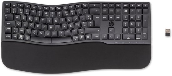 HP 680 Comfort - Draadloos Toetsenbord - Microsoft Copilot Ai toets - Azerty BE - Zwart | bol
