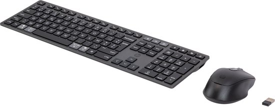 HP 720 - Draadloos Toetsenbord en Muis - Azerty - Zwart - Snel opladen | bol
