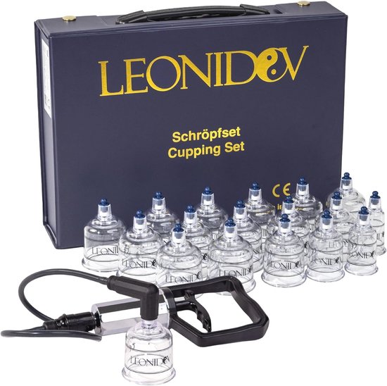 Cupping Set met 17 Cuppings en Handpomp – Duurzame en Veilig Cupping ...