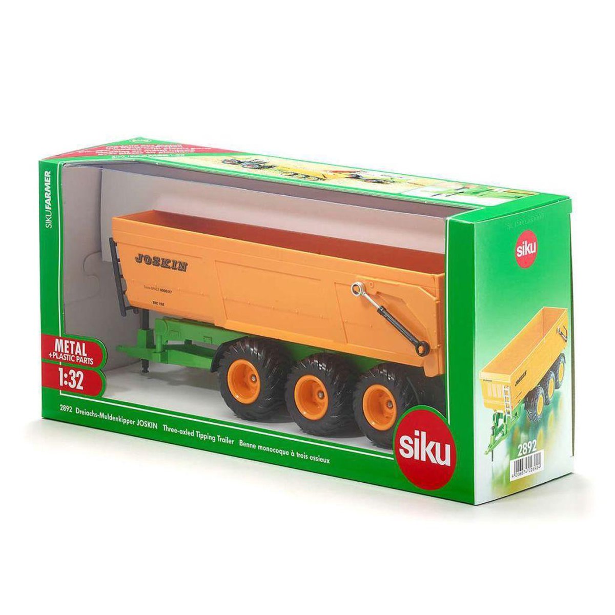 SIKU 2892 3-Assige Kiepwagen met Kantelbak | bol.com