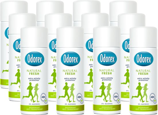Odorex Deodorant Spray Mini - Reisverpakking - Anti-transpirant - 12x ...