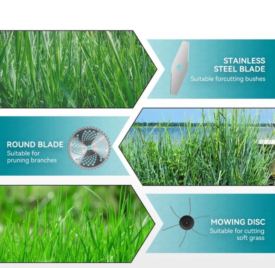 Handmaaier - Grastrimmer - Grasmaaier - Grasmachine - Grasschaar - 9 ...