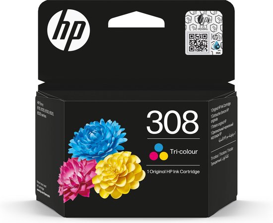 HP 308 originele driekleureninktcartridge | bol