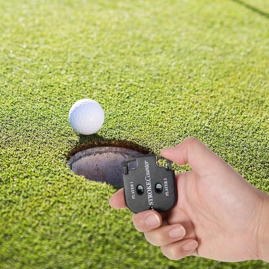 2 stuks golfslagteller clicker draagbaar - slag teller golf score ...
