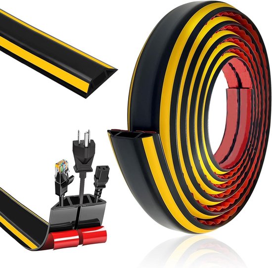 Floor Cable Tray PVC Floor Cable Cover for Home Office Power Cord ...