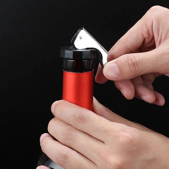 Flessendop met hendel - 12 stuks universele sluiting voor ...