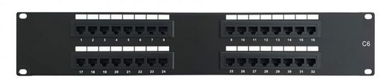 DSIT CAT6 UTP patchpaneel - 32 poorts - 2U | bol
