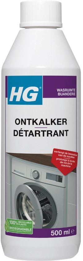 HG - Ontkalker - Verwijdert Kalk & Ketelsteen Effectief - 500 ml ...