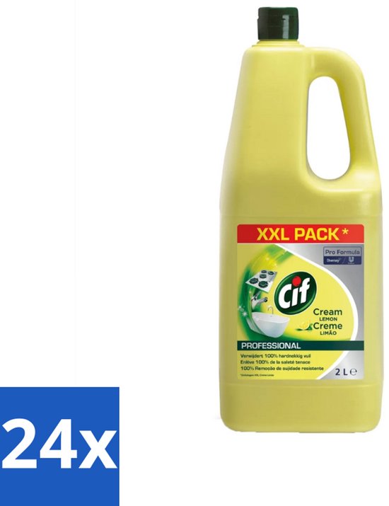 Cif Professional - Allesreiniger - Pro Formula - Crème Citroen - 2L ...