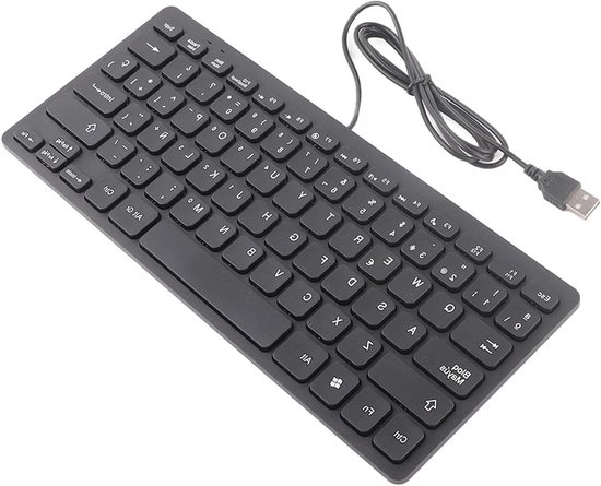 Portable Mini Wired Keyboard for Desktop and Computer | bol