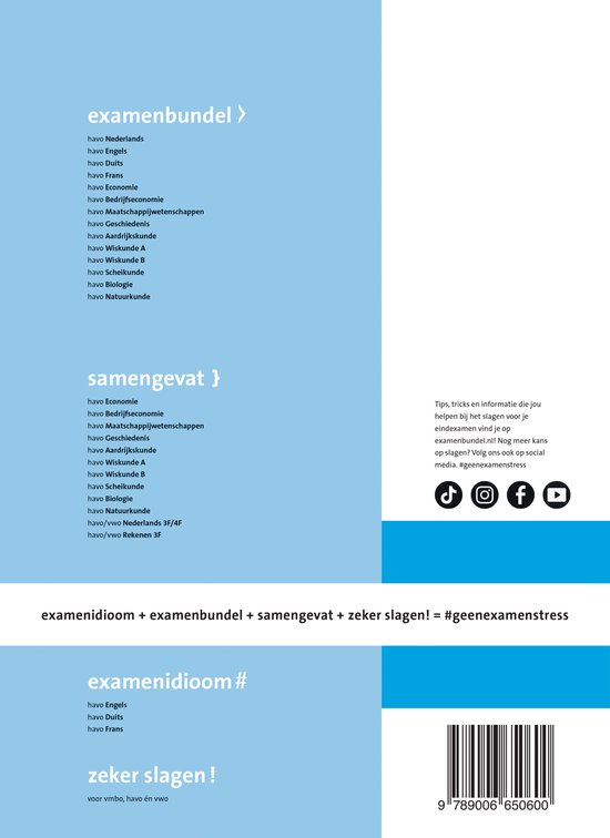 Examenbundel havo Engels - Examenvoorbereiding 2024/2025 | bol