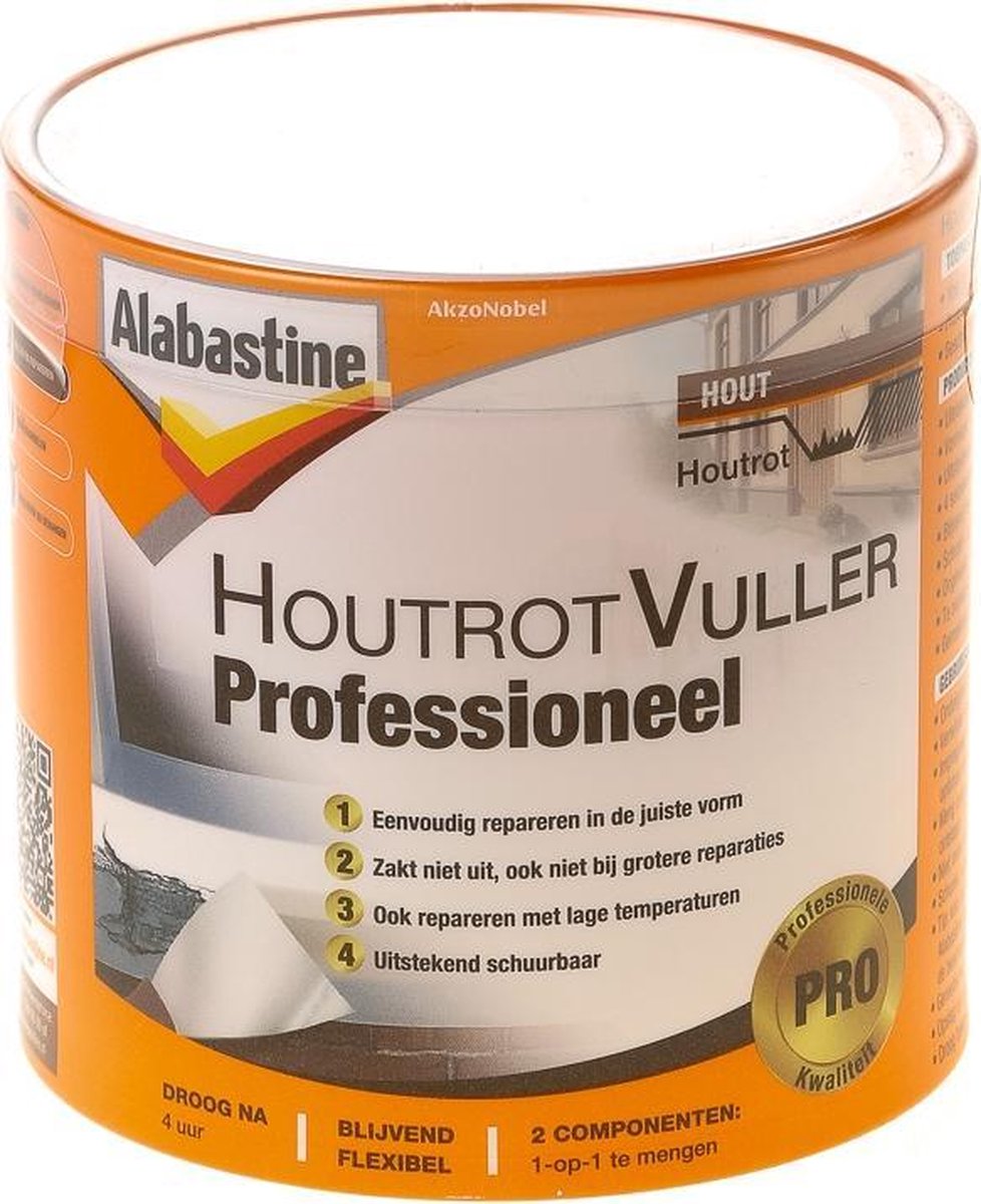 Alabastine houtrotvuller professioneel - 330 gram | bol.com