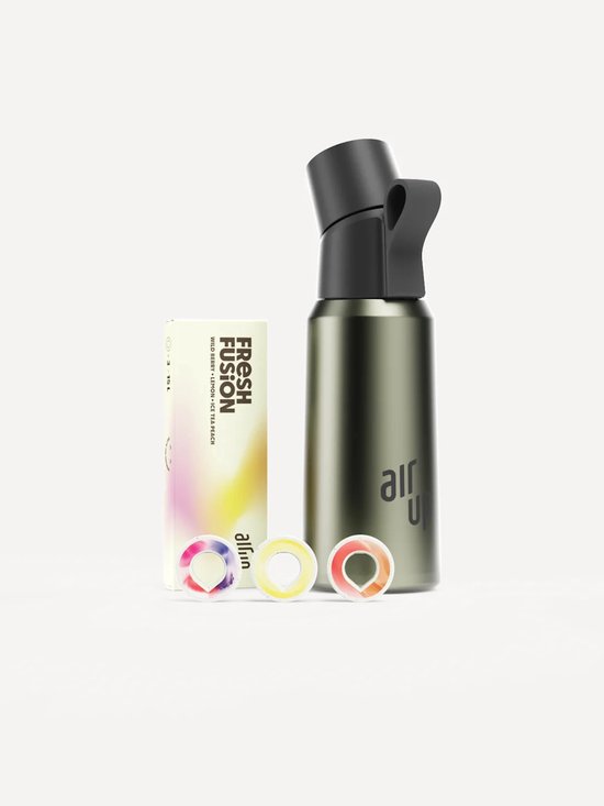 AirUp Office Bundel Steel - 850ml Bottle - Inclusief 3 pods - Air Up ...